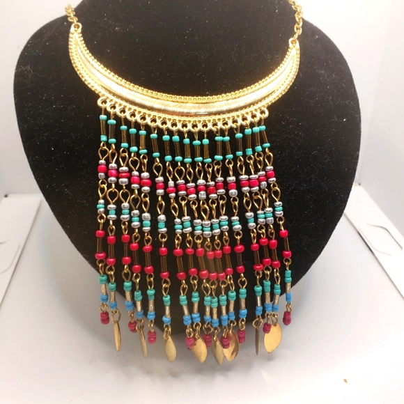 Wild and Free | Jewelry | Beaded Aztec Beaded Necklace | Poshmark